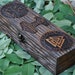 Viking Box Engraved With Mjolnir Valknut and Vegvisir Laser - Etsy