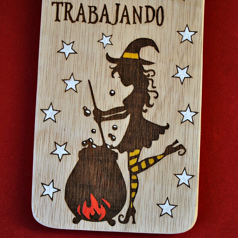 Door Sign do Not Disturb Witch at Work. Gift for - Etsy