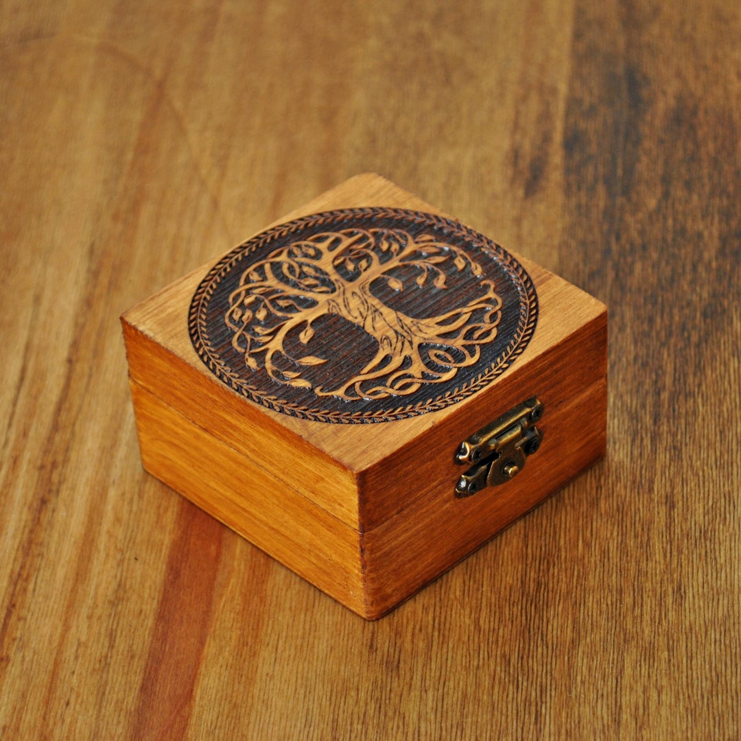 Box Tree of Life, Yggdrasil in Viking Mythology. Celtic Symbol. Celtic ...