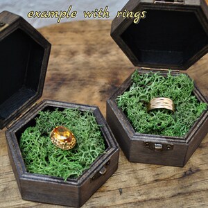 Vegvisir, Wooden Hexagonal Viking Box. Viking Fan Gift, Runes Box ...