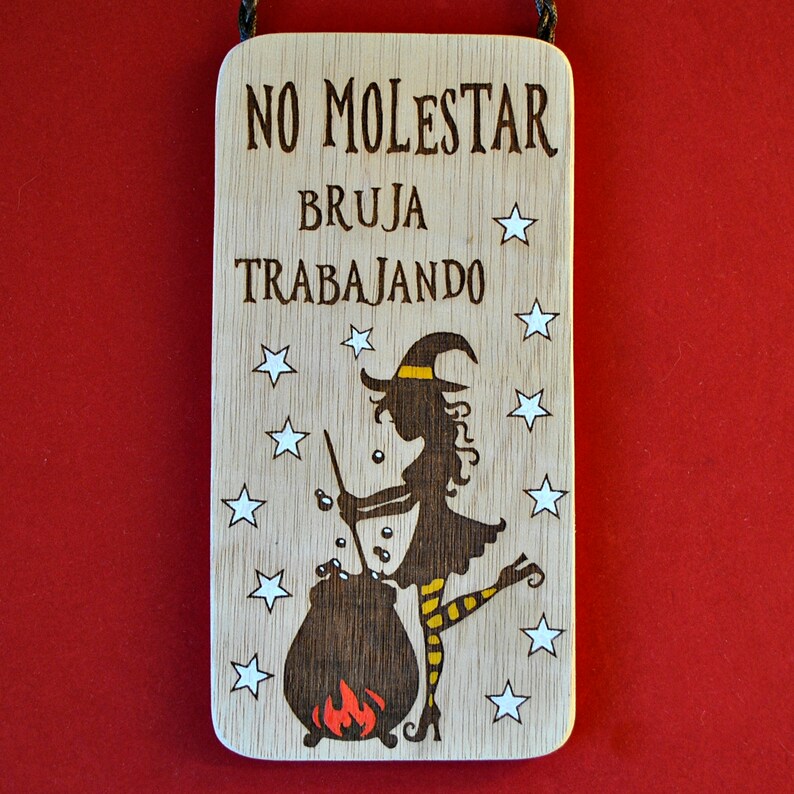 Door Sign do Not Disturb Witch at Work. Gift for - Etsy