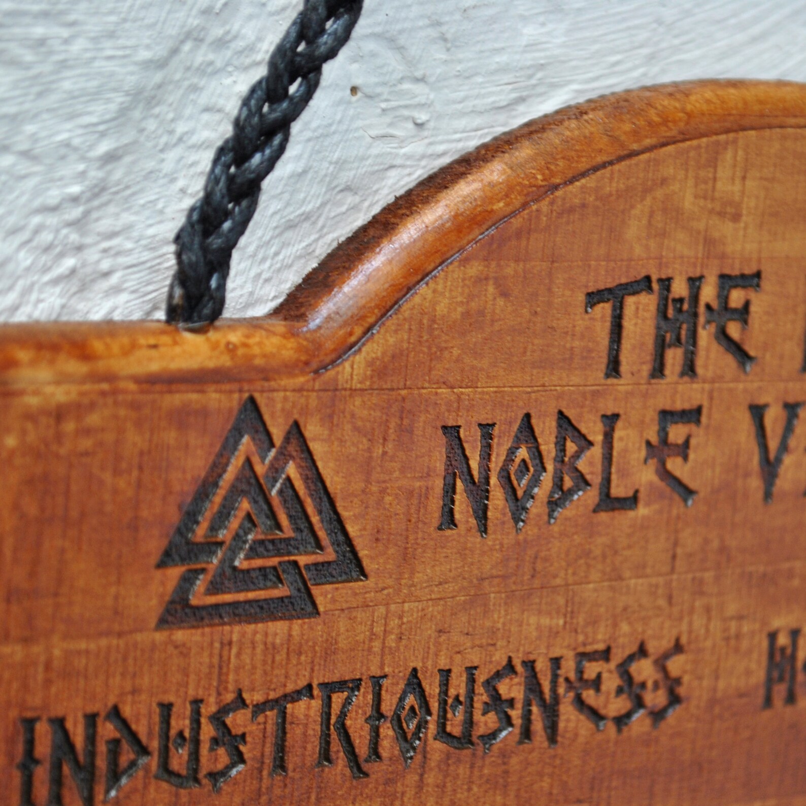 The Nine Noble Virtues of the Vikings, Odin's Horned Triskel and ...