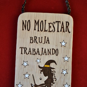 Door Sign do Not Disturb Witch at Work. Gift for - Etsy