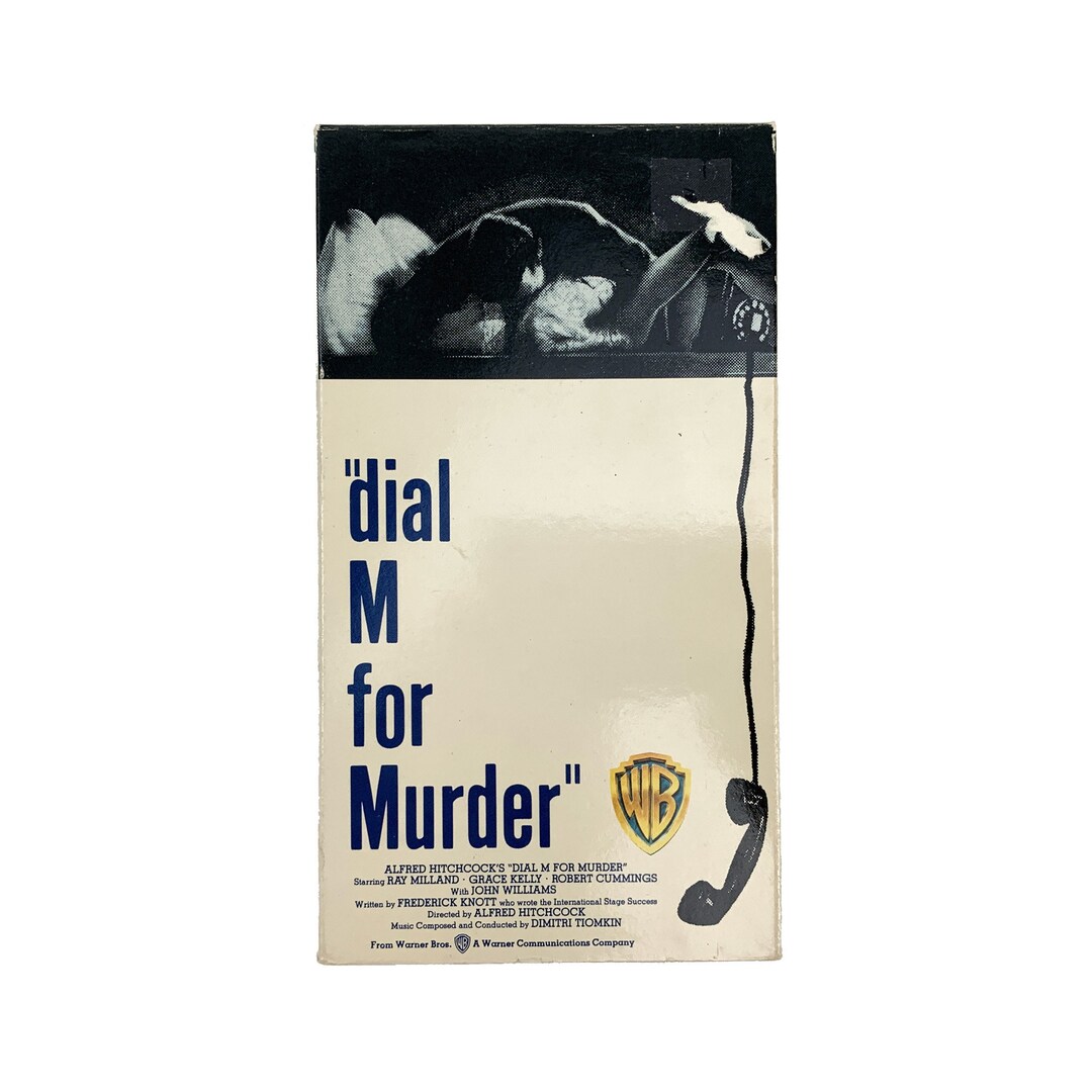 50s "dial M for Murder" Alfred Hitchcock VHS Tape - Etsy