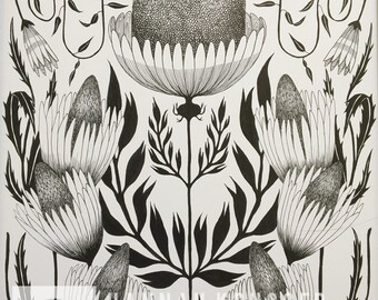 High contrast art | Etsy