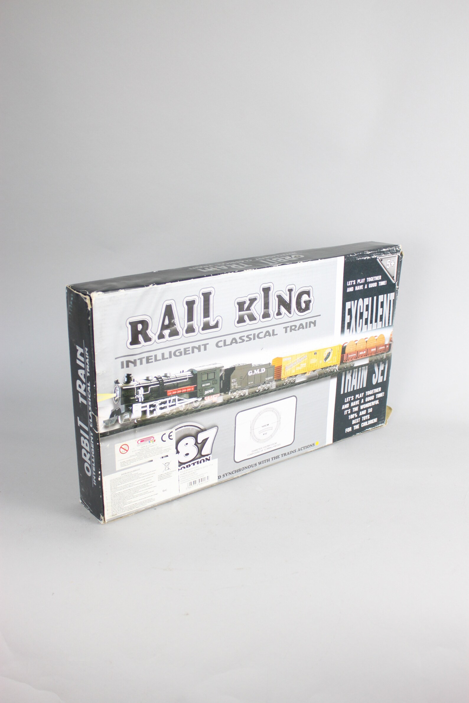 Vintage Toy Train - Railway Toy - Rail King Box - Intelligent Classical ...