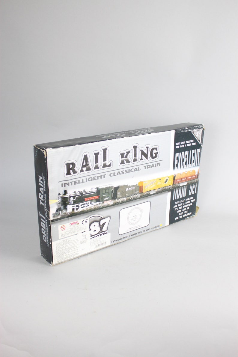 Vintage Toy Train - Railway Toy - Rail King Box - Intelligent Classical ...