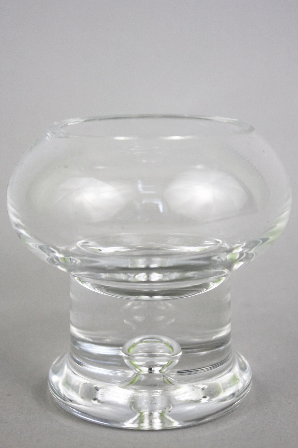 Glass Candle Holder Vintage Glass Goblet Beautiful Glass Etsy