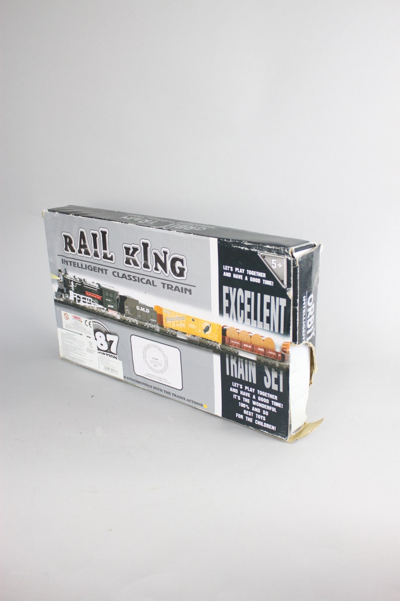Vintage Toy Train - Railway Toy - Rail King Box - Intelligent Classical ...