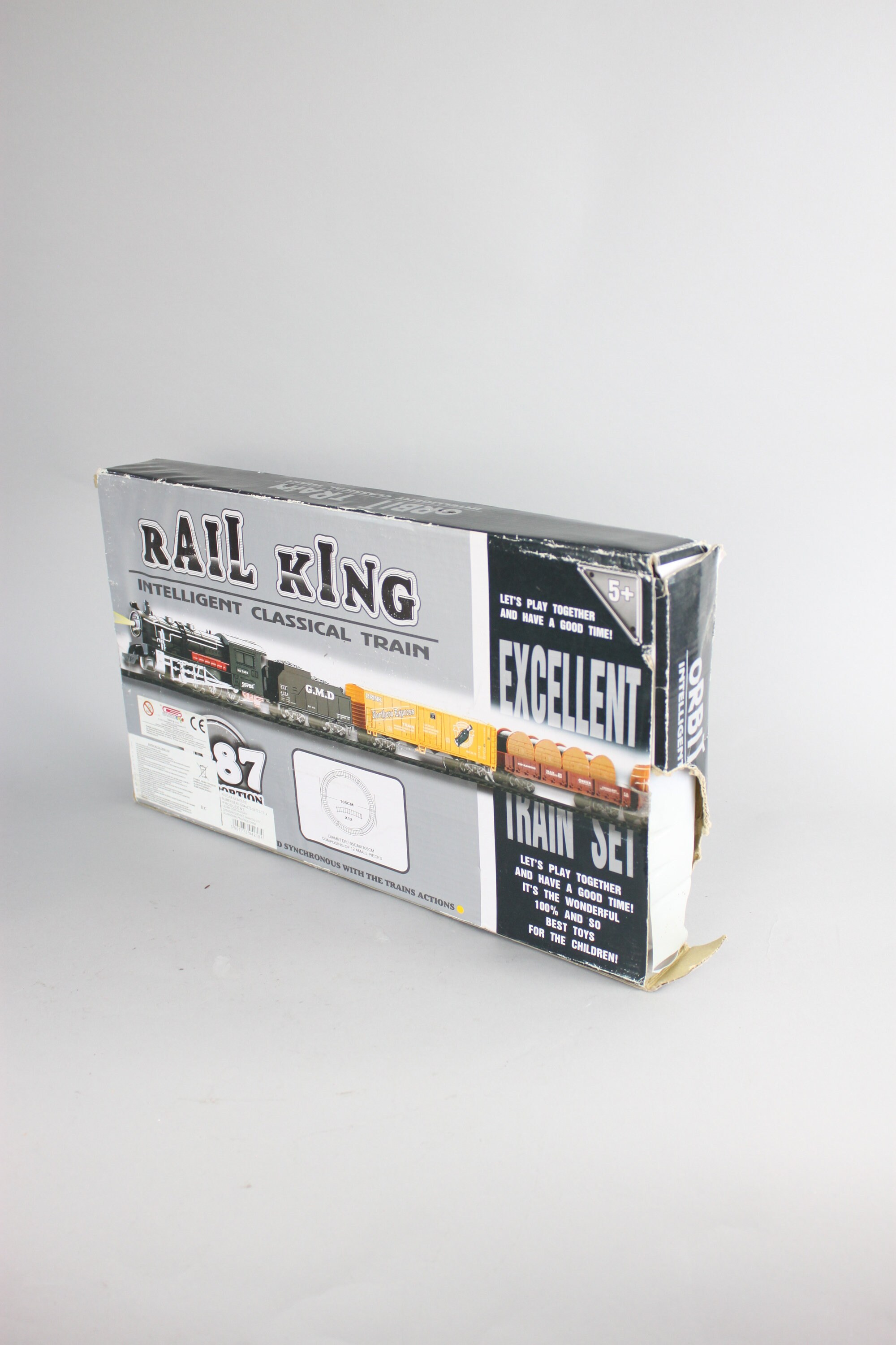 Vintage Toy Train - Railway Toy - Rail King Box - Intelligent Classical ...