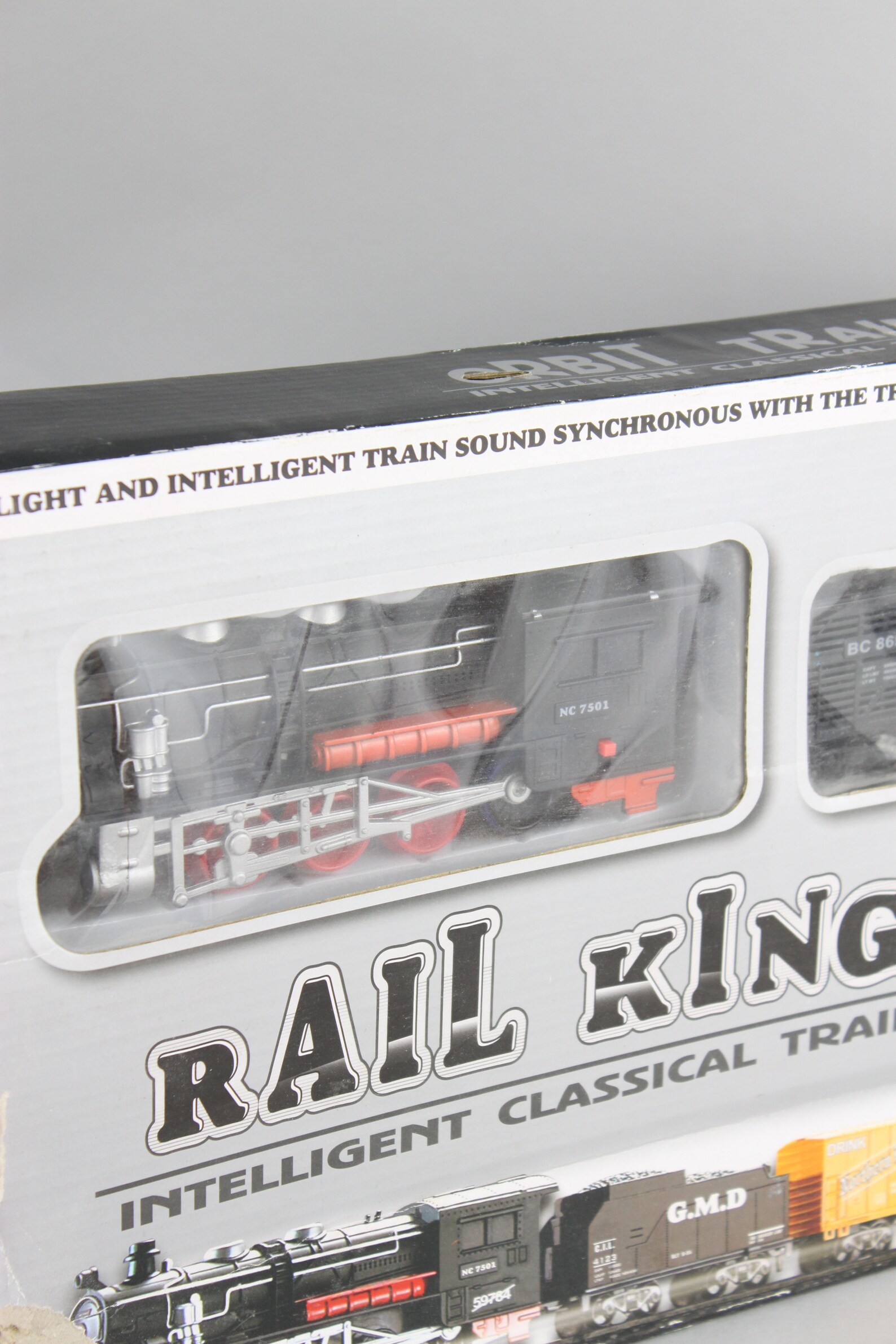 Vintage Toy Train - Railway Toy - Rail King Box - Intelligent Classical ...
