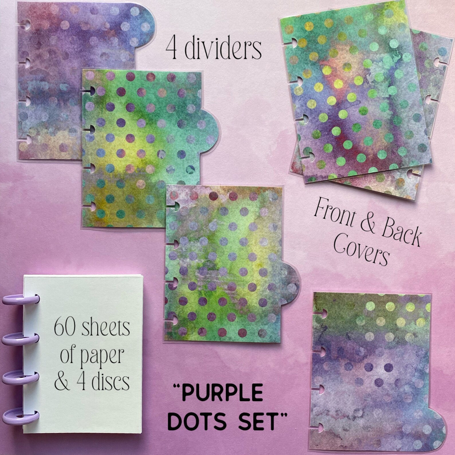Micro Happy Notes Dividers Mini Happy Planner Booklet 4 - Etsy