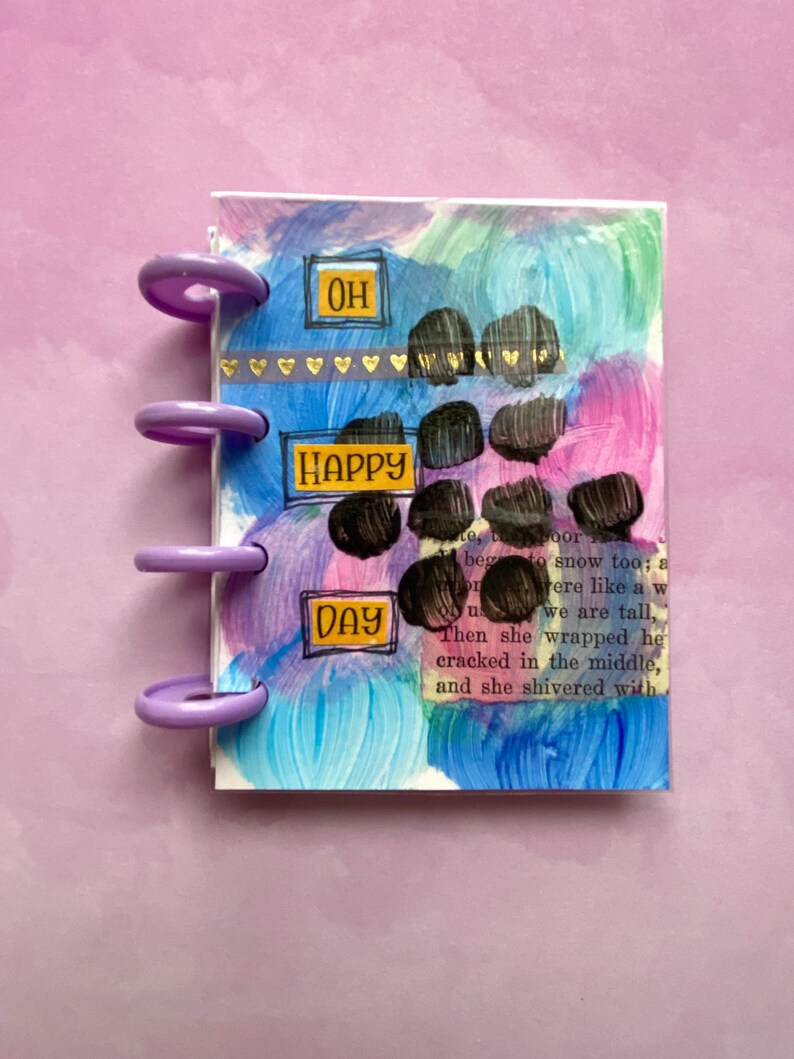 Micro Happy Notes Mini Happy Planner Booklet 4 Discs - Etsy