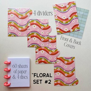 Micro Happy Notes Dividers, Mini Happy Planner Booklet, 4 Discs ...