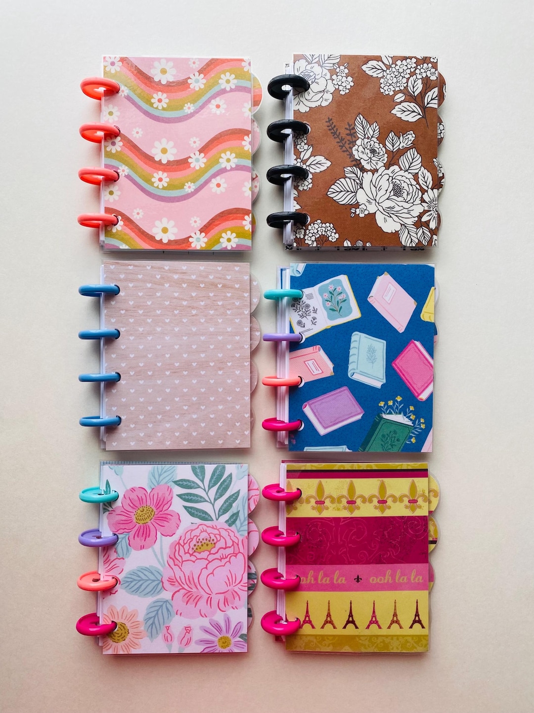 Micro Happy Notes Dividers, Mini Happy Planner Booklet, 4 Discs ...