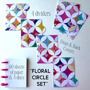 Micro Happy Notes Dividers, Mini Happy Planner Booklet, 4 Discs ...