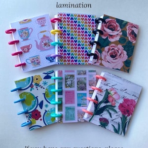 Micro Happy Notes, Mini Happy Planner Booklet, 4 Discs, Laminated ...