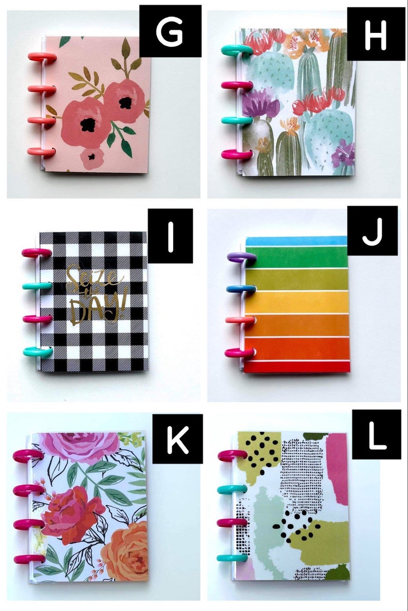 Micro Happy Notes Mini Happy Planner Booklet 4 Discs - Etsy