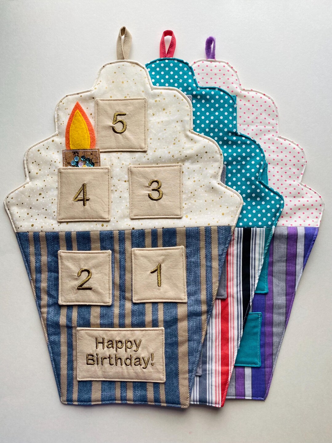 Birthday Countdown, Advent Calendar, 5 Days, Gift for Kids, Cupcake ...