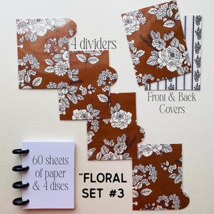 Micro Happy Notes Dividers, Mini Happy Planner Booklet, 4 Discs ...