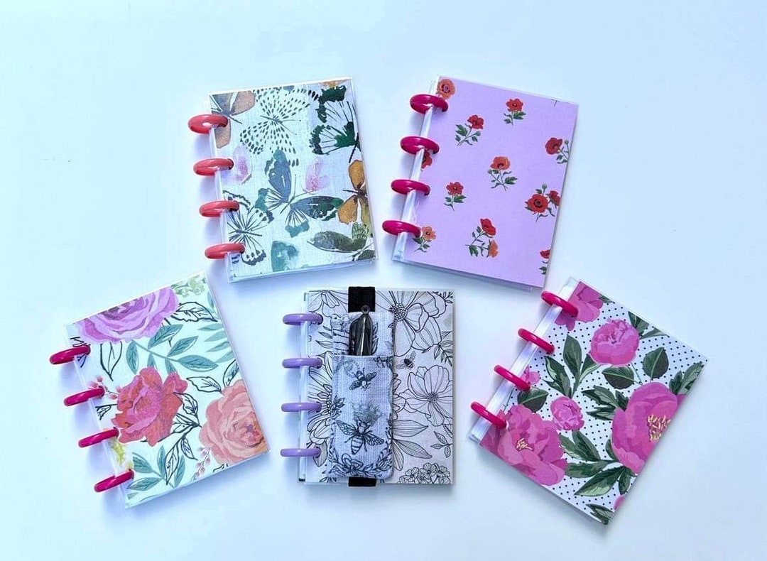 Micro Happy Notes, Mini Happy Planner Booklet, 4 Discs, Laminated ...