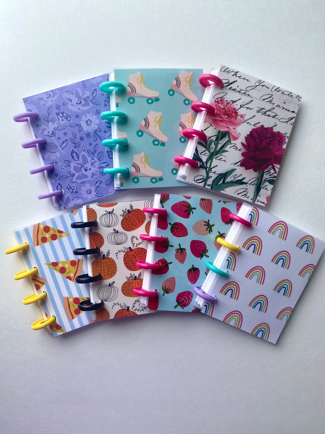 Micro Happy Notes, Mini Happy Planner Booklet, 4 Discs, Laminated ...