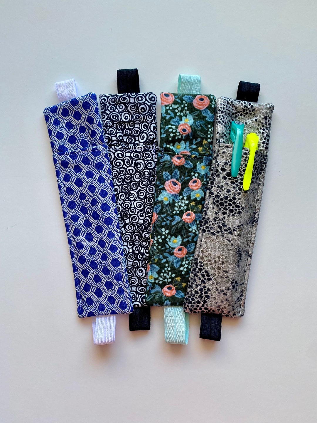 Planner Pen Pouch, Pen Sleeve, Notebook Pen Holder, Pencil Pouch ...