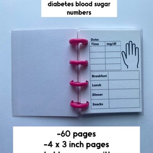 Diabetes Tracking Notebook, Blood Sugar, Gestational Diabetes, Micro ...