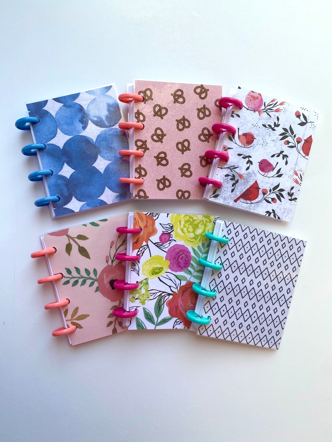 Micro Happy Notes, Mini Happy Planner Booklet, 4 Discs, Laminated ...