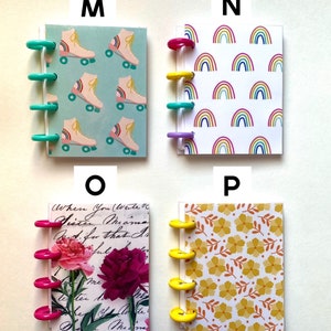 Micro Happy Notes, Mini Happy Planner Booklet, 4 Discs, Laminated ...