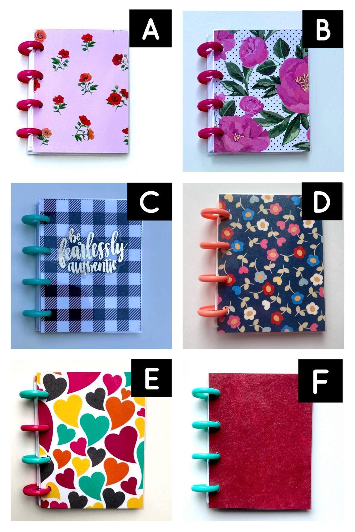 Micro Happy Notes Mini Happy Planner Booklet 4 Discs - Etsy