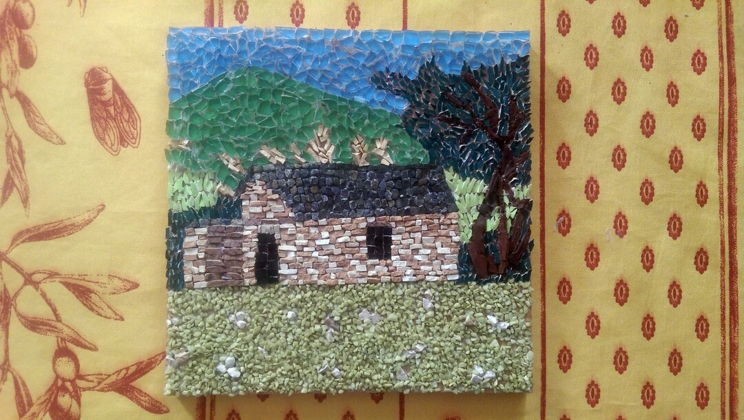 Painting Micro-mosaic D a Barn. - Etsy