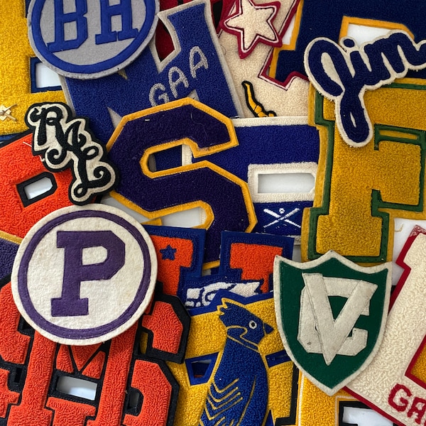 Letterman Patches - Etsy