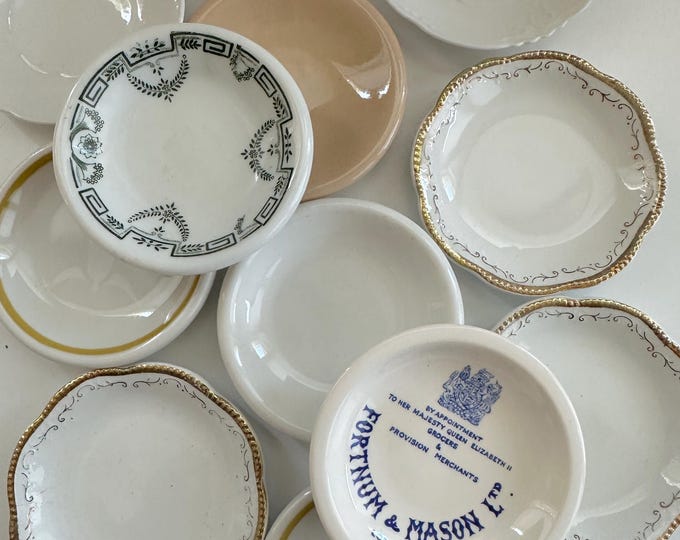 Lovely Vintage Butter Pats - CHOOSE ONE - Ironstone Butter Pats Chunky ...