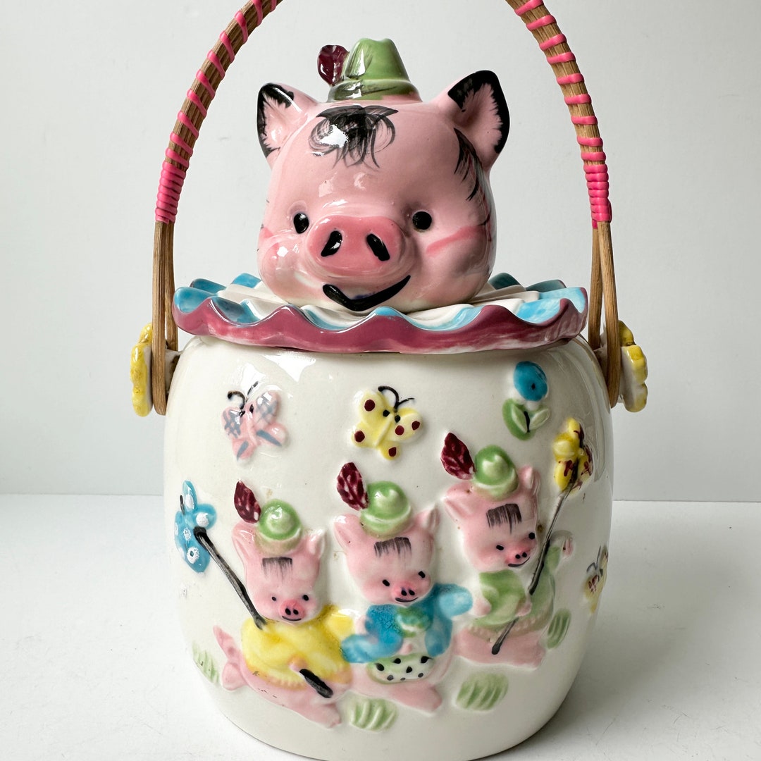 Adorable Vintage Lipper & Mann 1950's Three Little Pigs Anthropomorphic ...