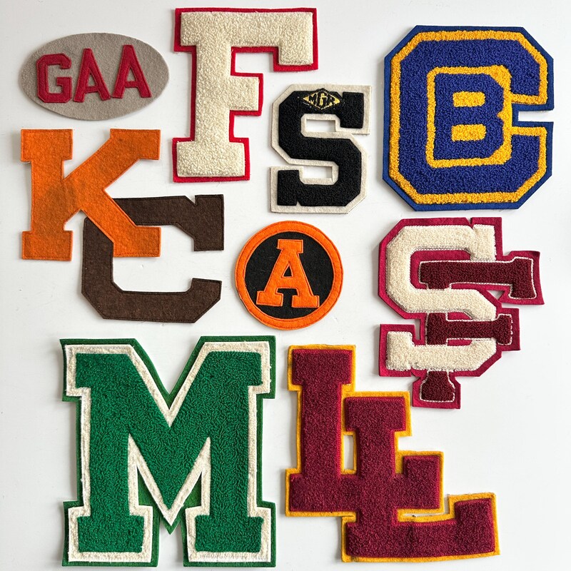 Letterman Patches - Etsy