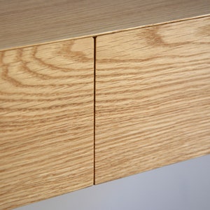 Minimalist Floating Dressing Table / Floating Vanity - Made of Solid ...