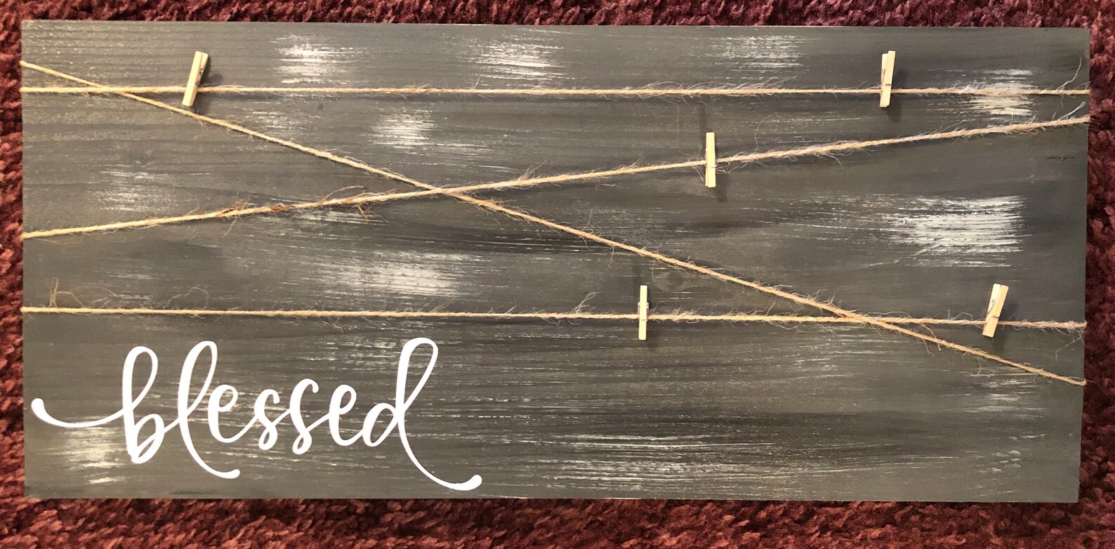 Wooden Photo Memory Board - Etsy