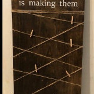 Wooden Photo Memory Board - Etsy