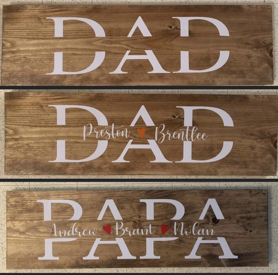 Mom and Dad Signs - Etsy