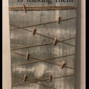 Wooden Photo Memory Board - Etsy