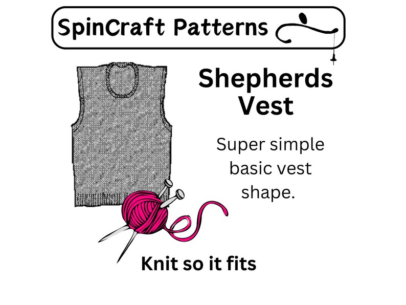 Shepherd's Vest Knitting Pattern - Etsy
