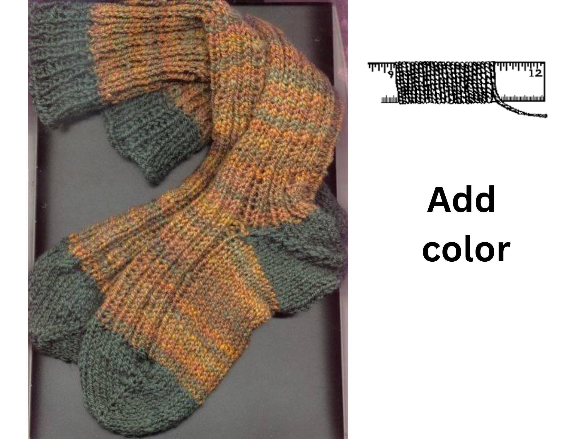 Toe up Socks Knitting Pattern - Etsy