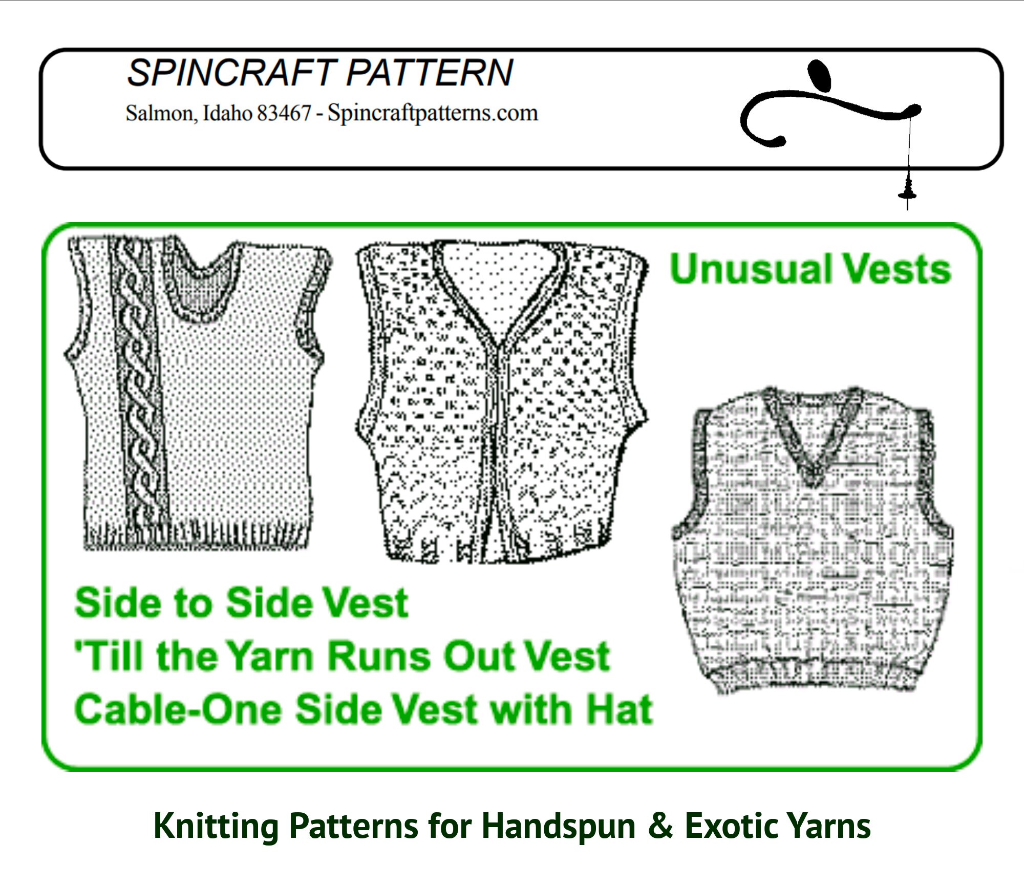 Vests Knitting Patterns: Unusual Shapes - Etsy