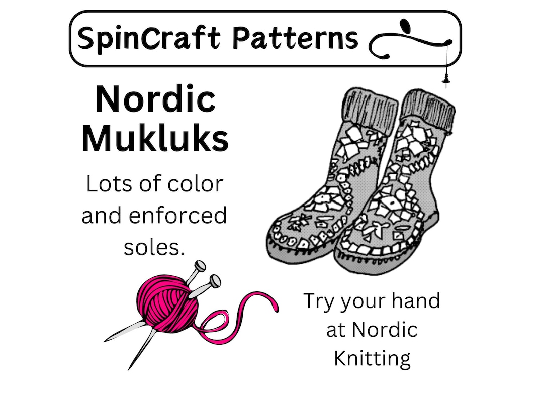 Nordic Mukluks Knitting Pattern - Etsy