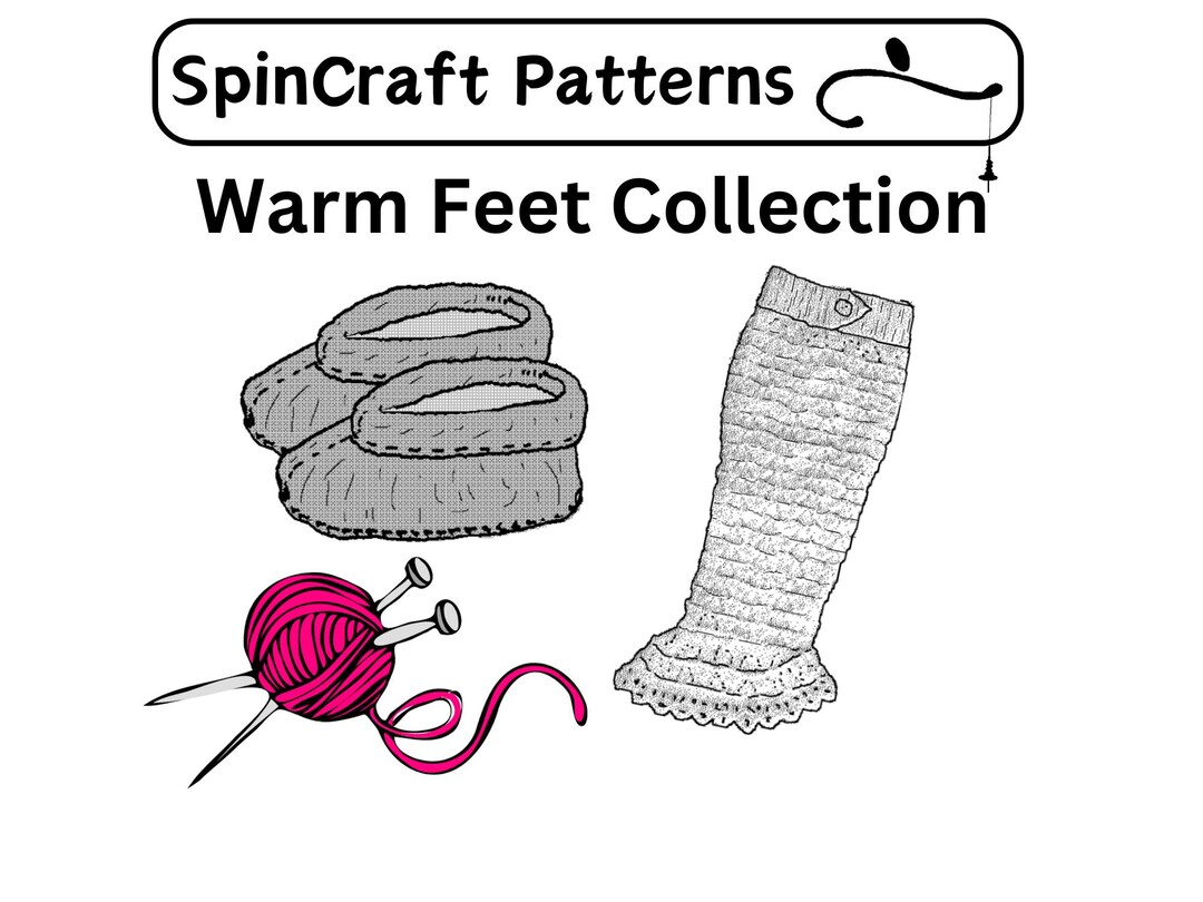 Warm Feet Knitting Patterns Collection - Etsy