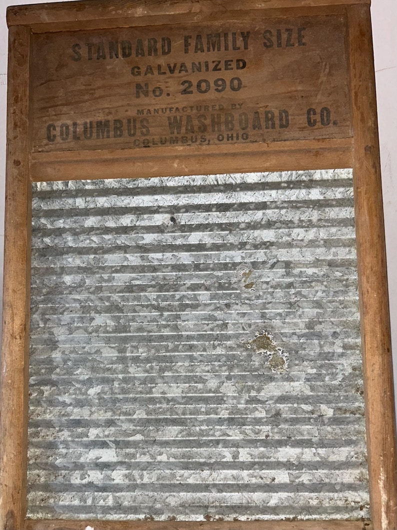 Antique Washboard - Etsy