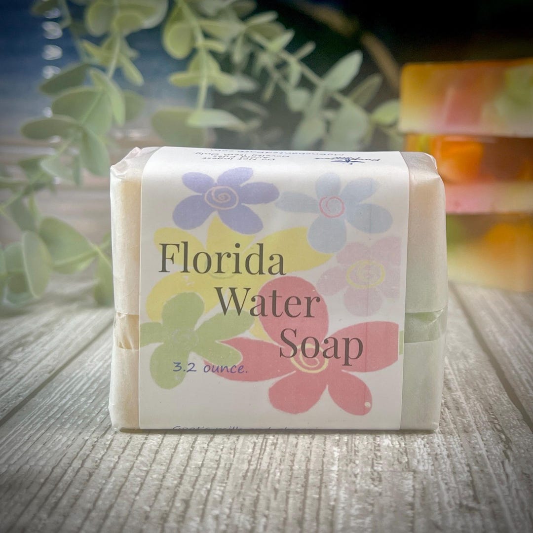 Florida Water Bar Soap, Spiritual Cleansing Bath 3.2 Ounce Individual ...