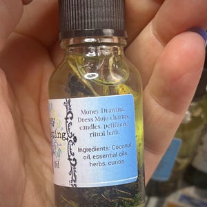 Money Manifesting Oil | Prosperity Drawing Ritual Oil | 15ml Individual ...
