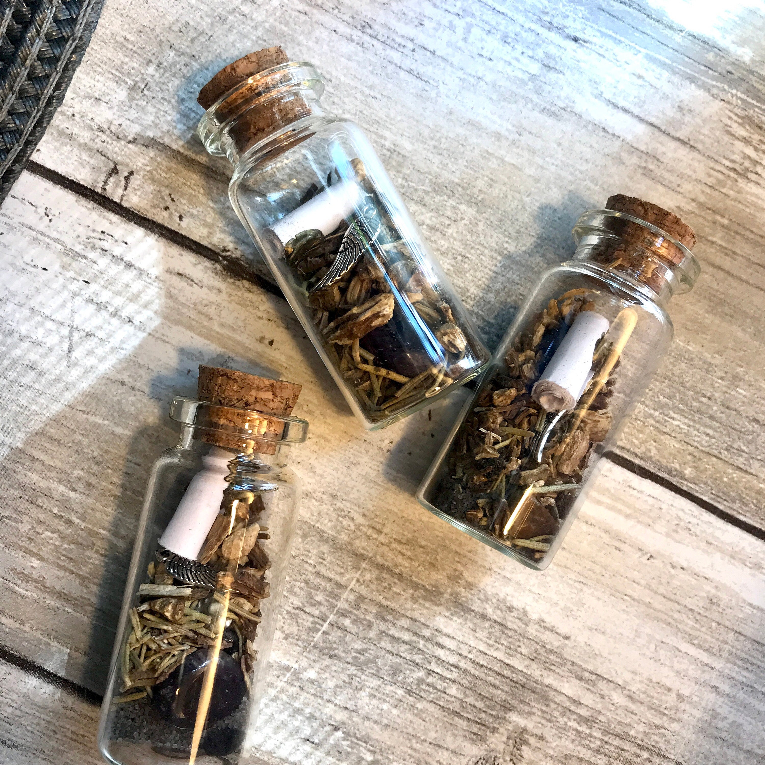 Personalized Protection Bottle Spell Jar Custom Spell Jar - Etsy